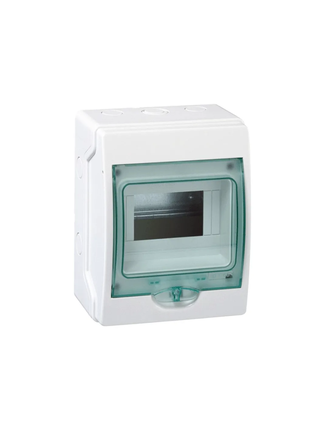 Schneider wall-mounted switchboard with transparent door, 6 modules ...