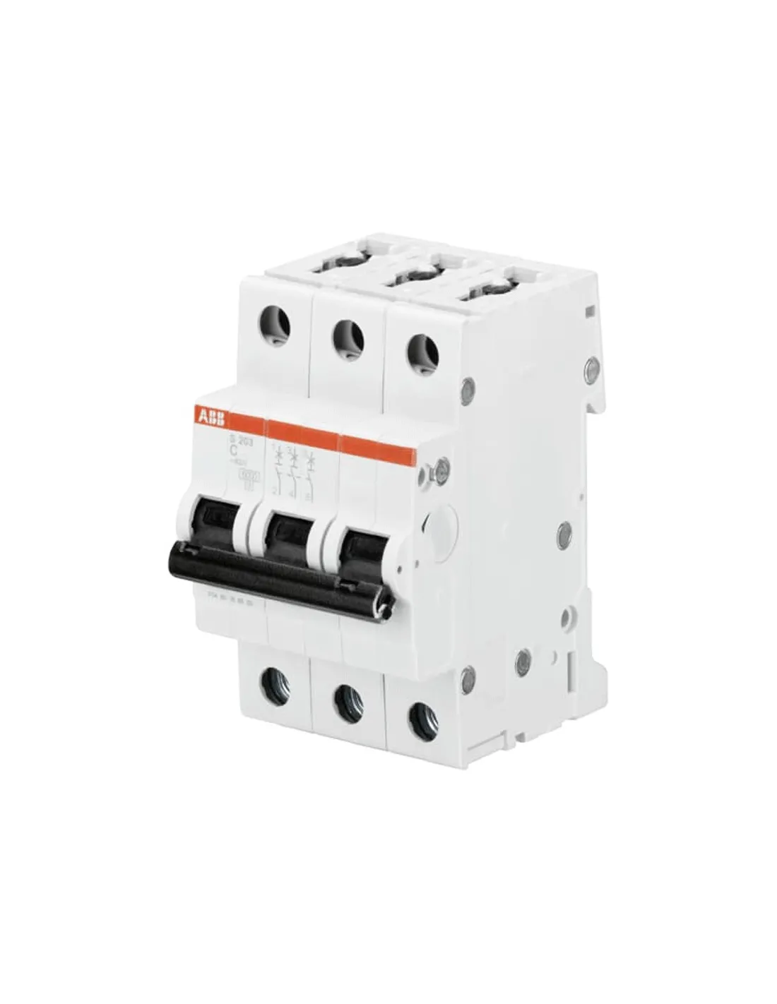 Interruttore magnetotermico ABB 3P 20A 6KA C 3M S203 S468107 | Elettroclick