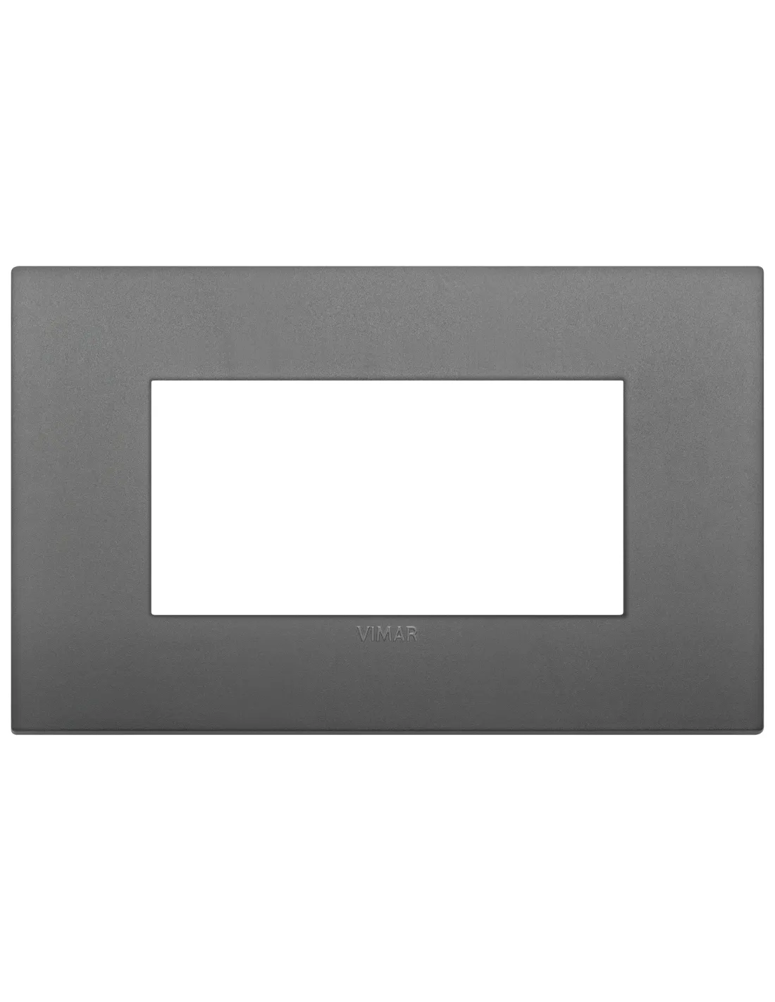 Vimar 19654.72 Arke - placca 4 moduli grigio | Elettroclick