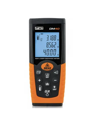 Laser meter HT DM40 range 40 meters HA004000 | Elettroclick