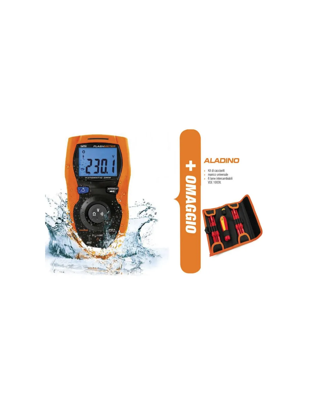 HT Kit Digital Multimeter with Screwdriver Set HR00011K | Elettroclick