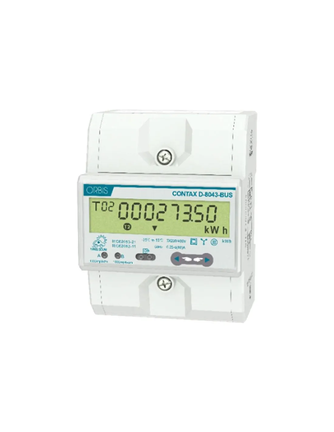 Compteur d'énergie triphasé Orbis CONTAX D-8043 80A 4,5M OB709900 ...