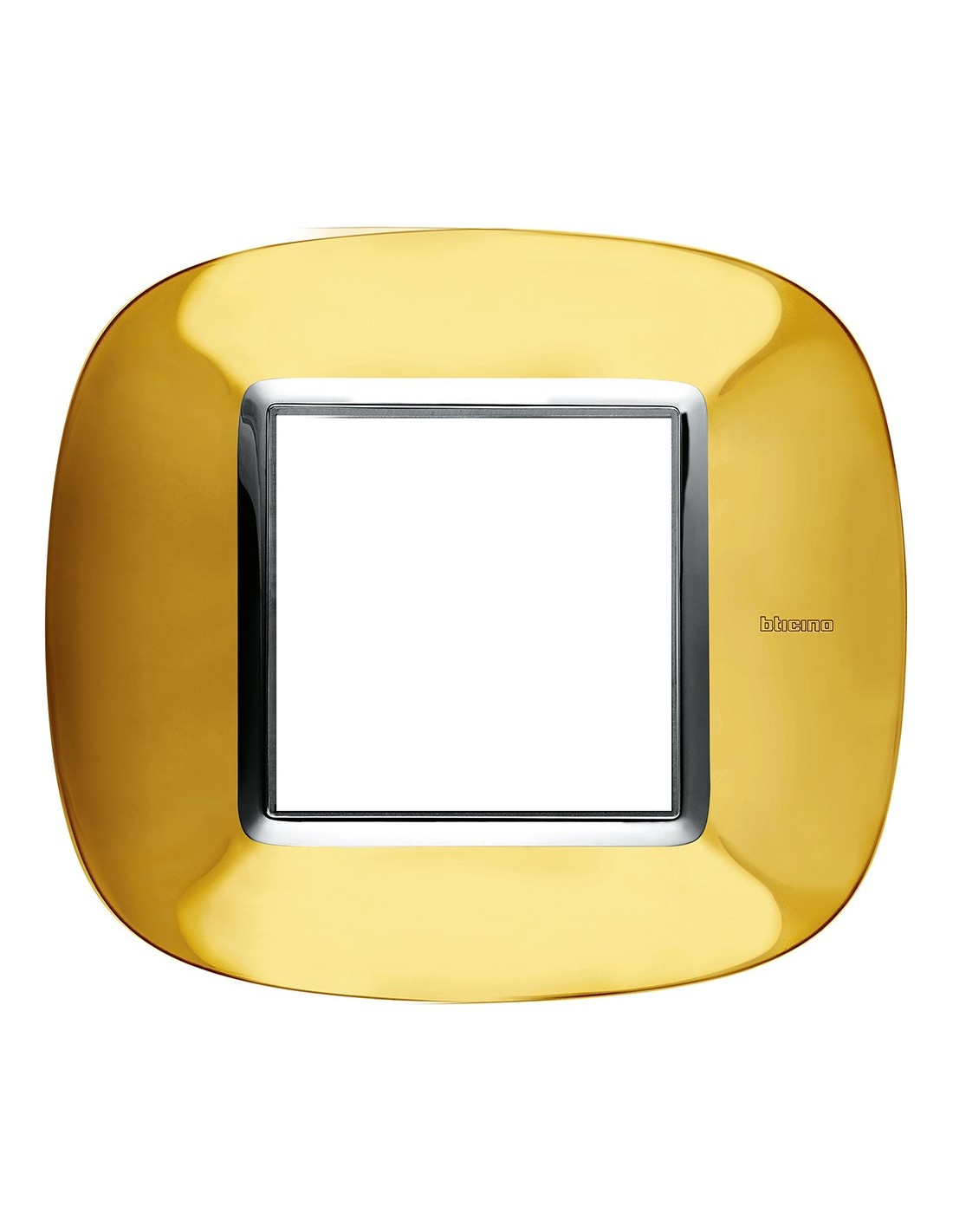 BTicino HB4802OR Axolute - placca 2 moduli colore oro lucido | Elettroclick