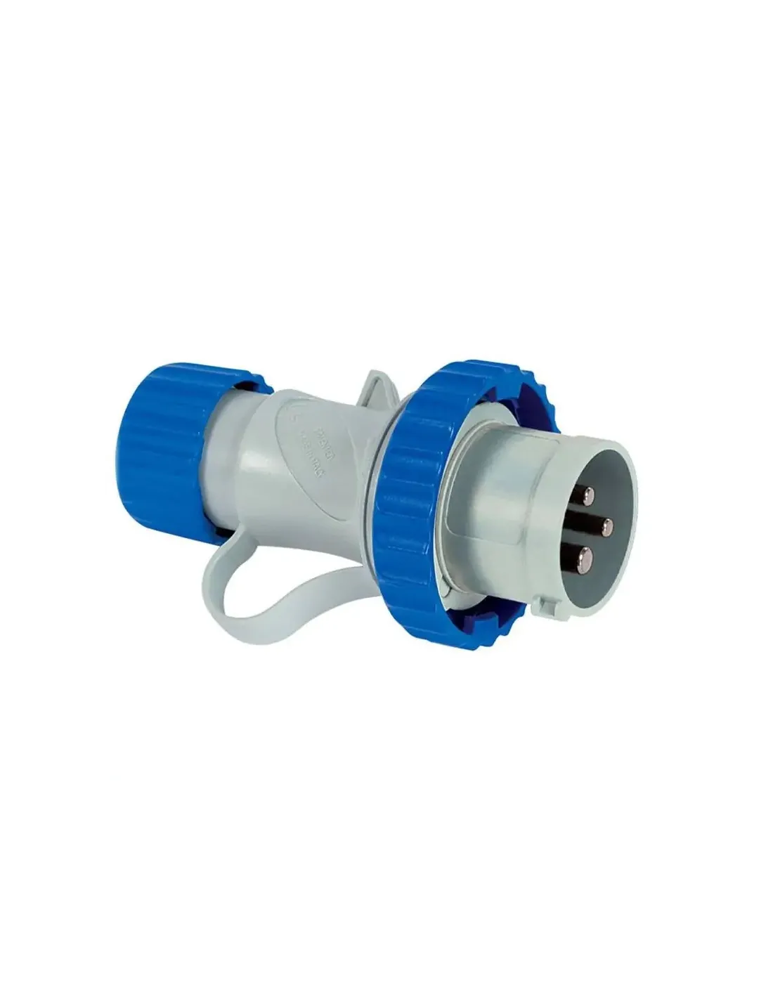 Fanton industrial mobile plug 2P+E 32A 230V IP67 blue 70160 | Elettroclick