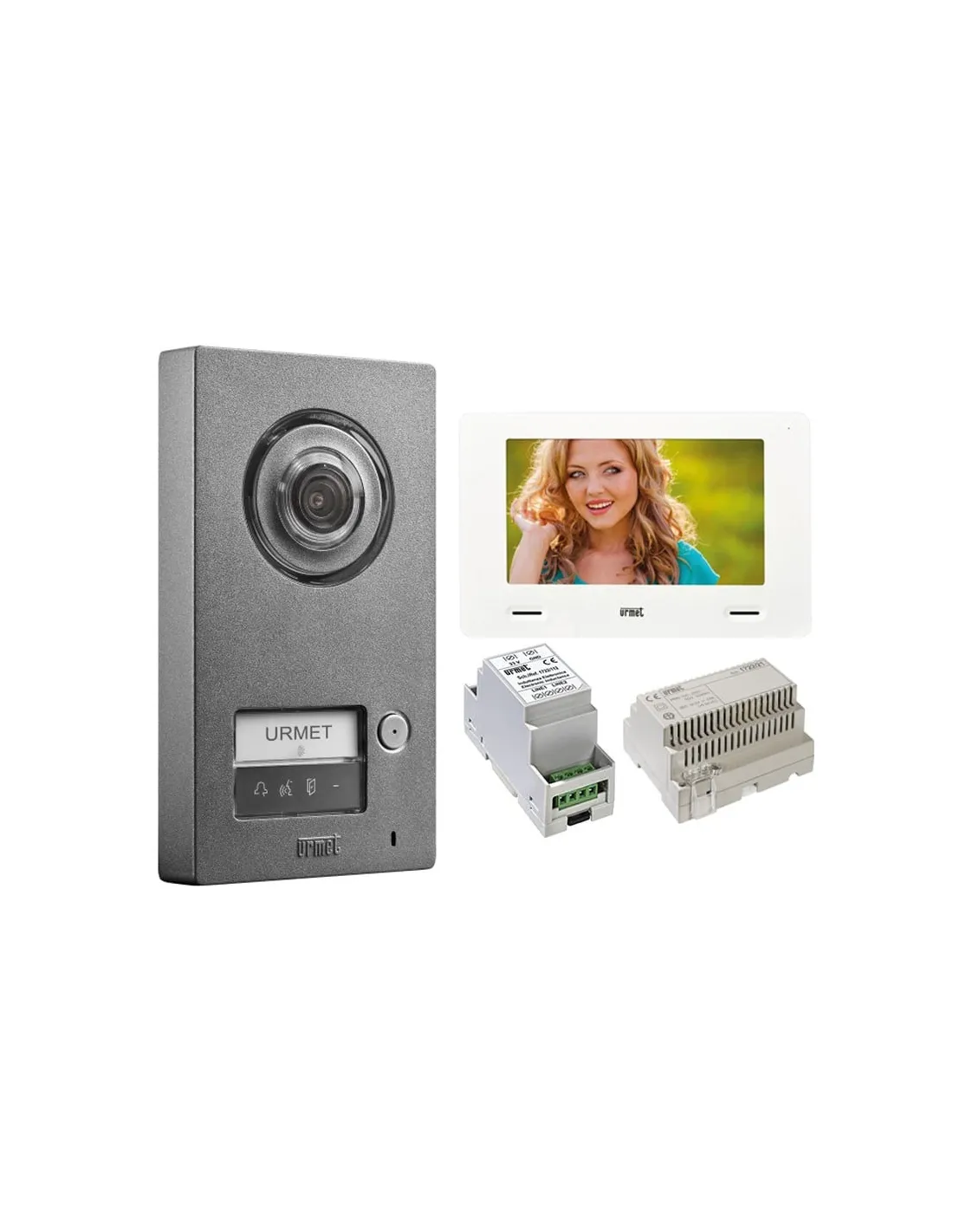 Urmet Single Family Video Intercom KIT MININOTE and MIKRA2 1722/95