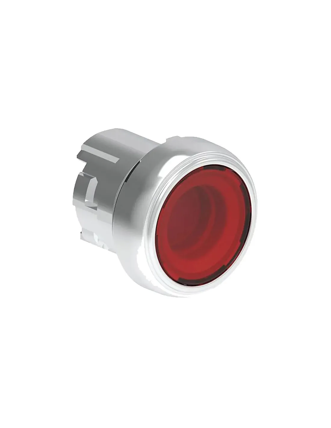 Lovato Platinum Light Button Shaved Red LPSBL104 | Elettroclick