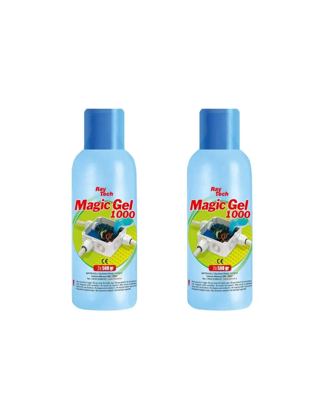 Gel isolante sigillante Raytech per cavi 2 x 500 ml MAGIC-GEL ...