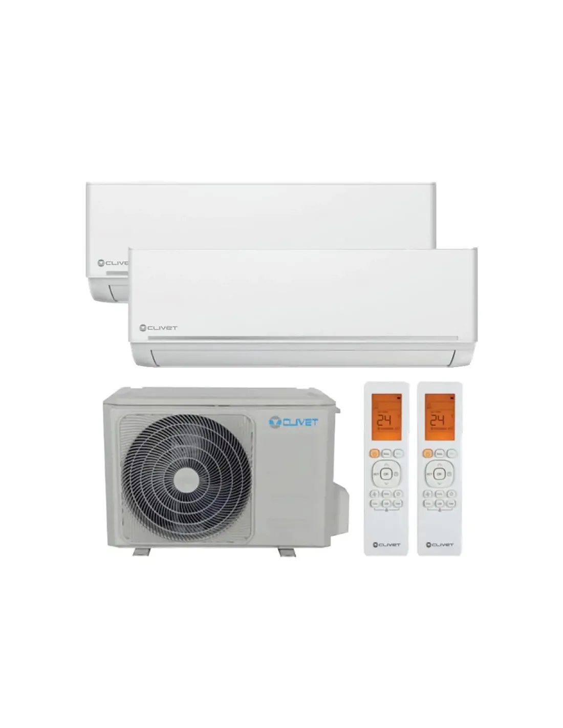 Climatizzatore Dual Split Clivet EZCool 9000+12000BTU Inverter R32 A++ ...