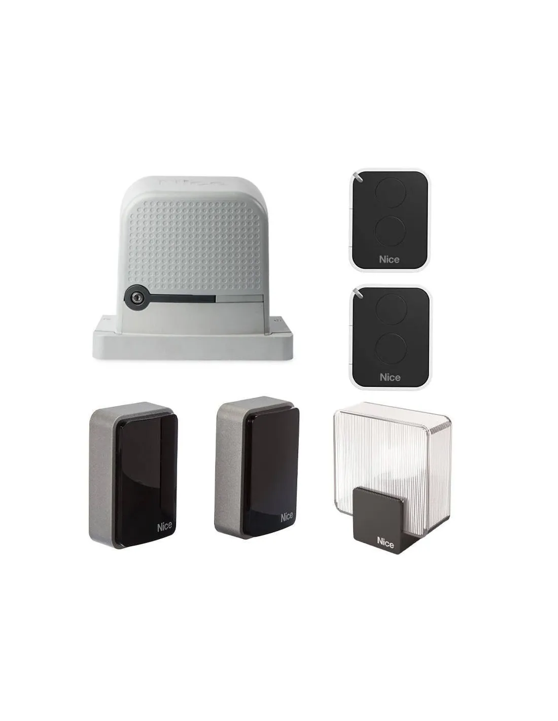 Kit cancello automatico scorrevole Nice fino a 600Kg 220V RO600KCE ...