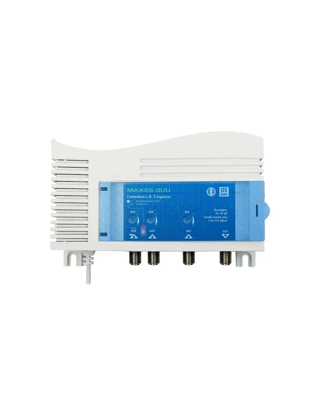 Tableau FTE avec 3 entrées BIII+ DAB /UHF/UHF 25DB MAX25-3UU | Elettroclick