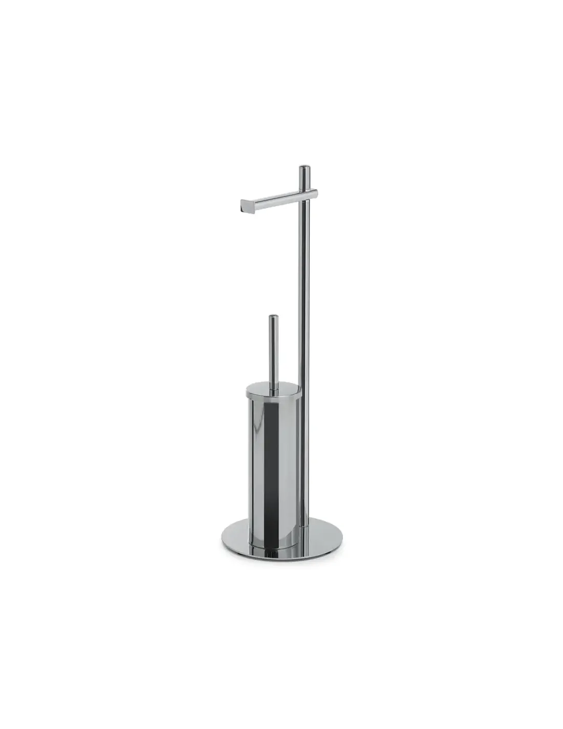 Gedy Trilly brushed steel toilet roll holder stand TR32-38 | Elettroclick