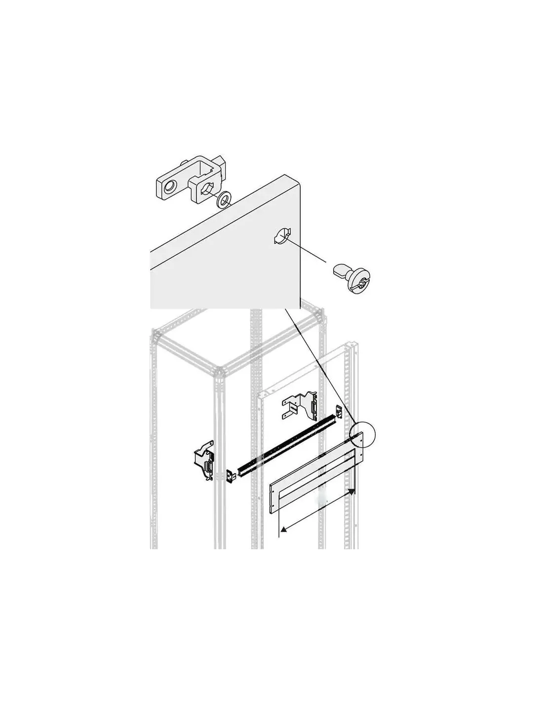 Standard Abb DIN Rail For Panels L800 Mm PDRS0800 Elettroclick standard-abb-din-rail-for-panels-l800-mm-pdrs0800-elettroclick
