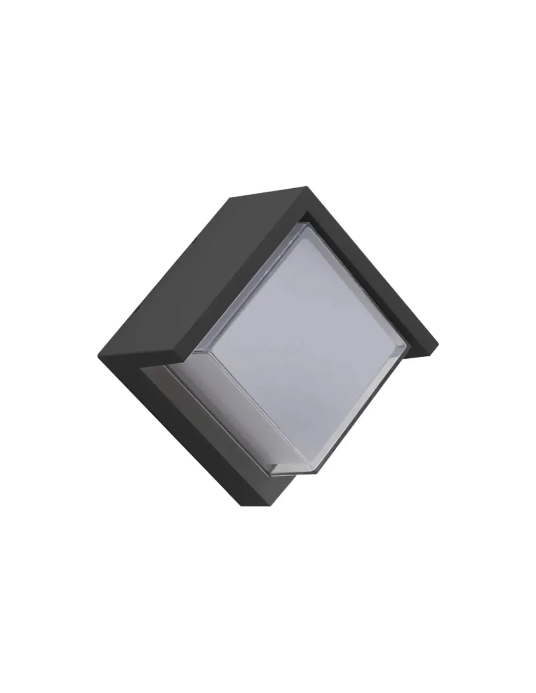 Plafoniera a LED Century Pura Cube 10W 4000K Grigia PACGR-101640 ...