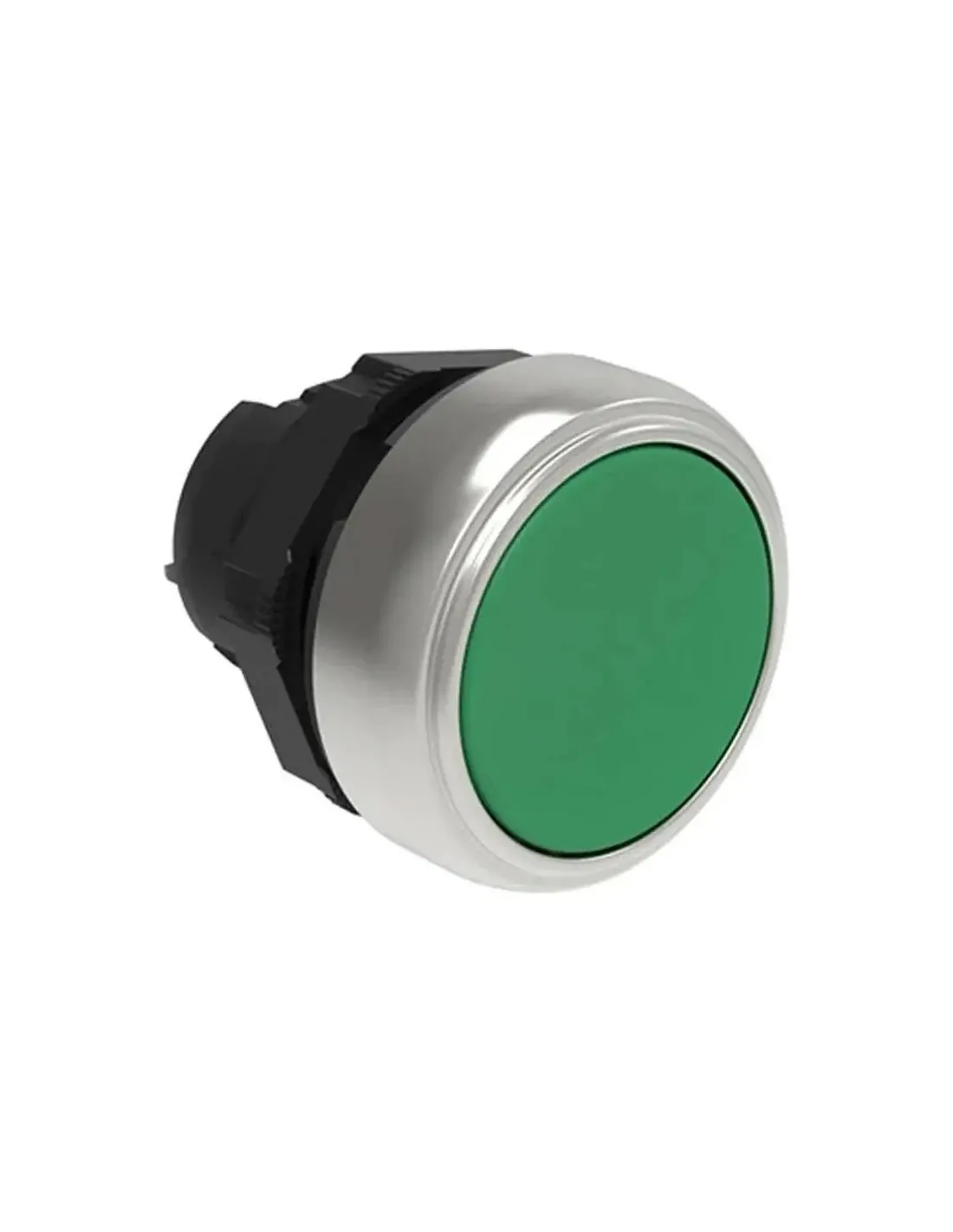 Lovato Platinum Green Shaved Push Button LPCB103 | Elettroclick