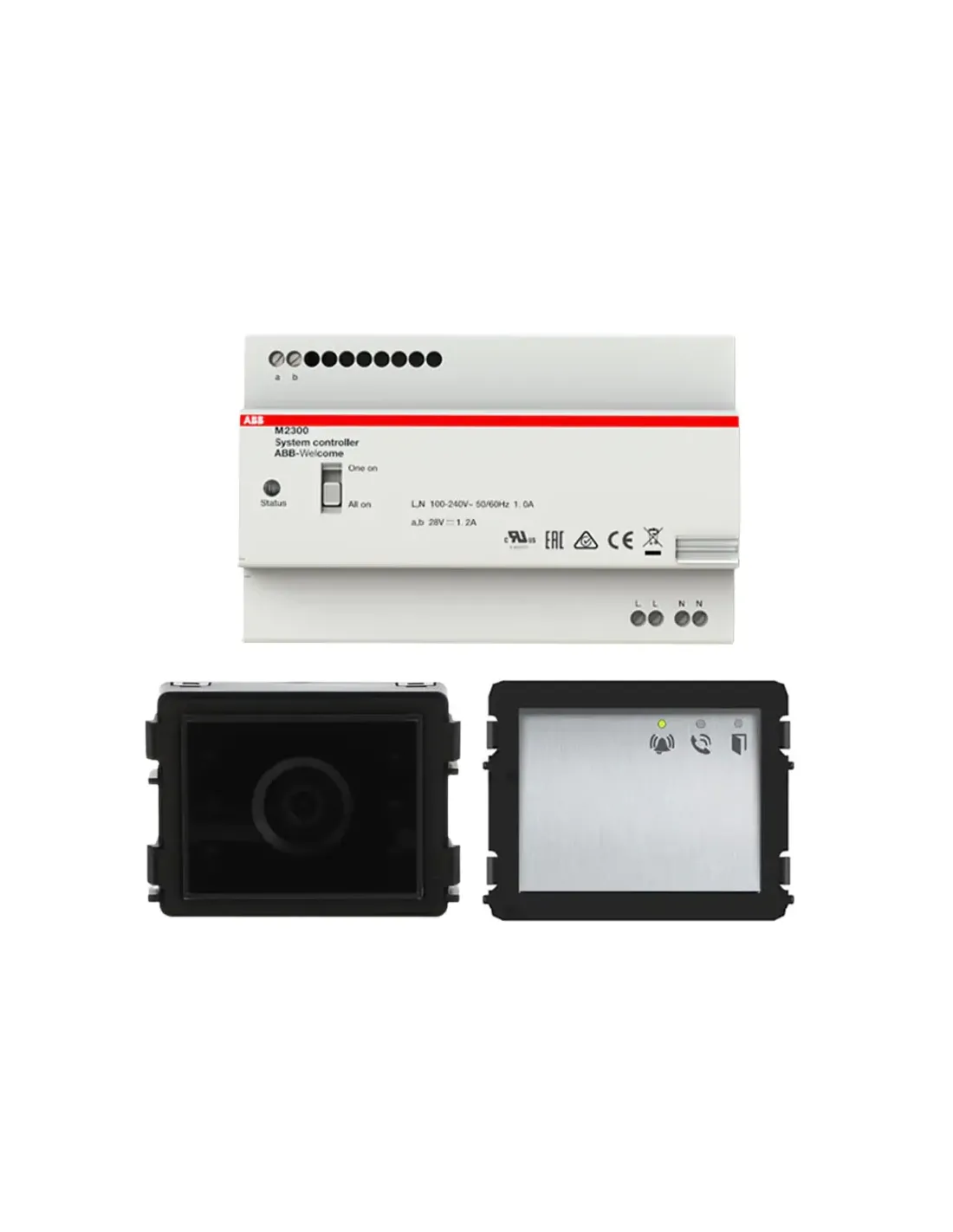 Kit base videocitofono Abb Star kit Video per condomini WLK206X ...