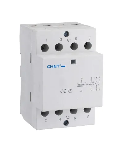 Chint NCH8 40A 4NA 4P 230 Vac 3 Modules Modular Contactor 256099 ...