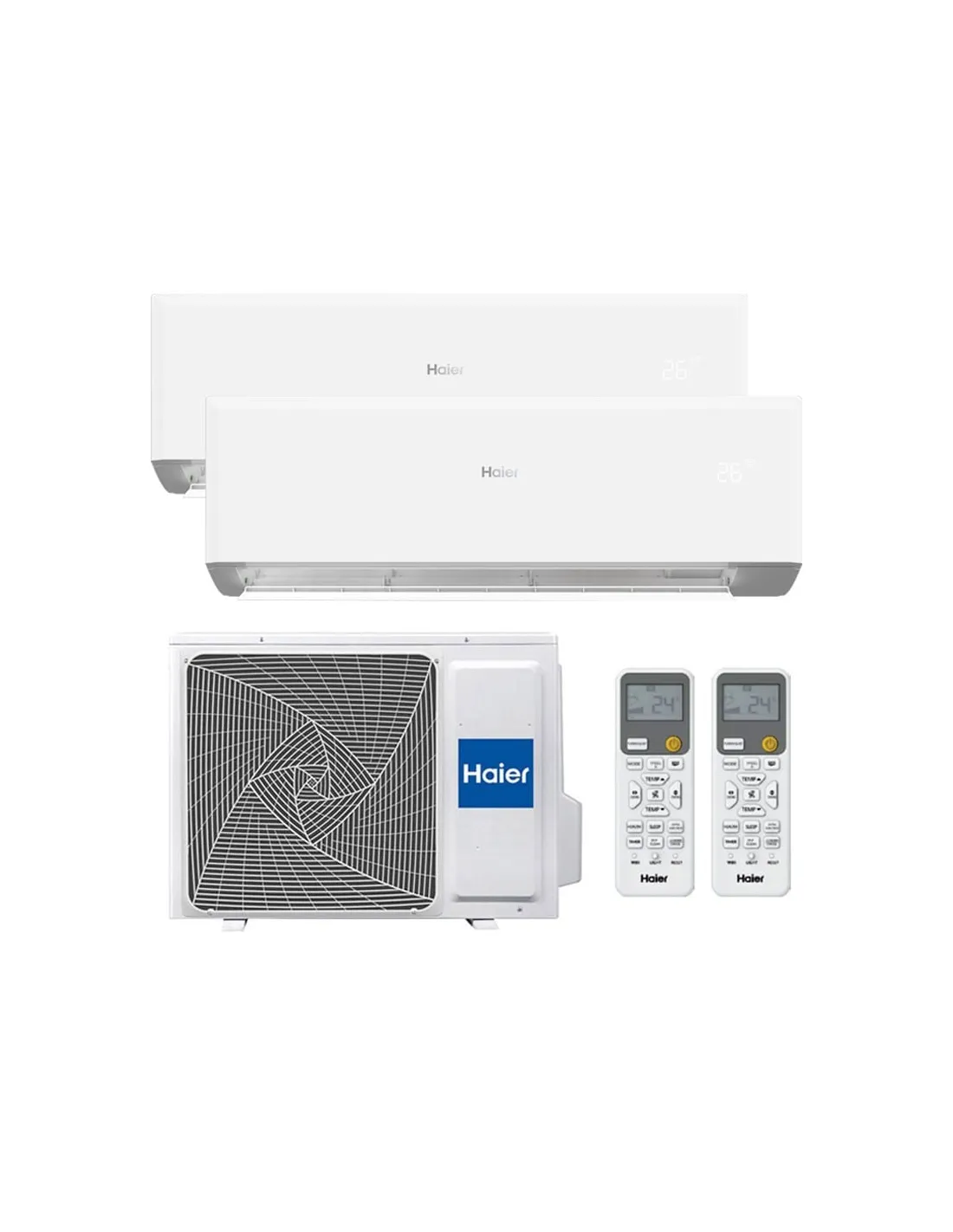 Climatizzatore Dual Split Haier Revive 9000+12000 2,5kW+3,5kW WIFI R32 ...