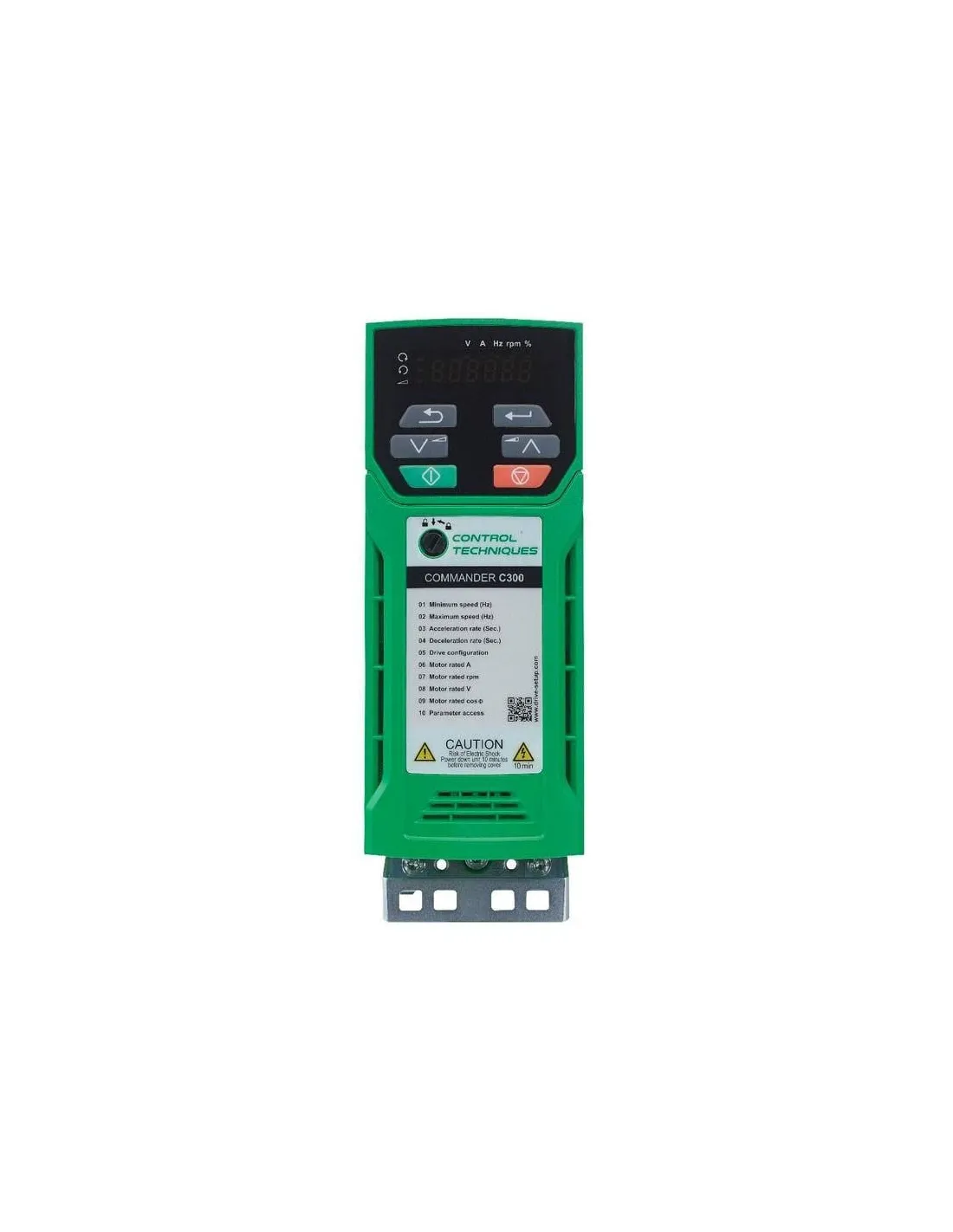 Inverter per Motori Nidec Commander C300 0,37 Kw 400V C300-02400013 ...