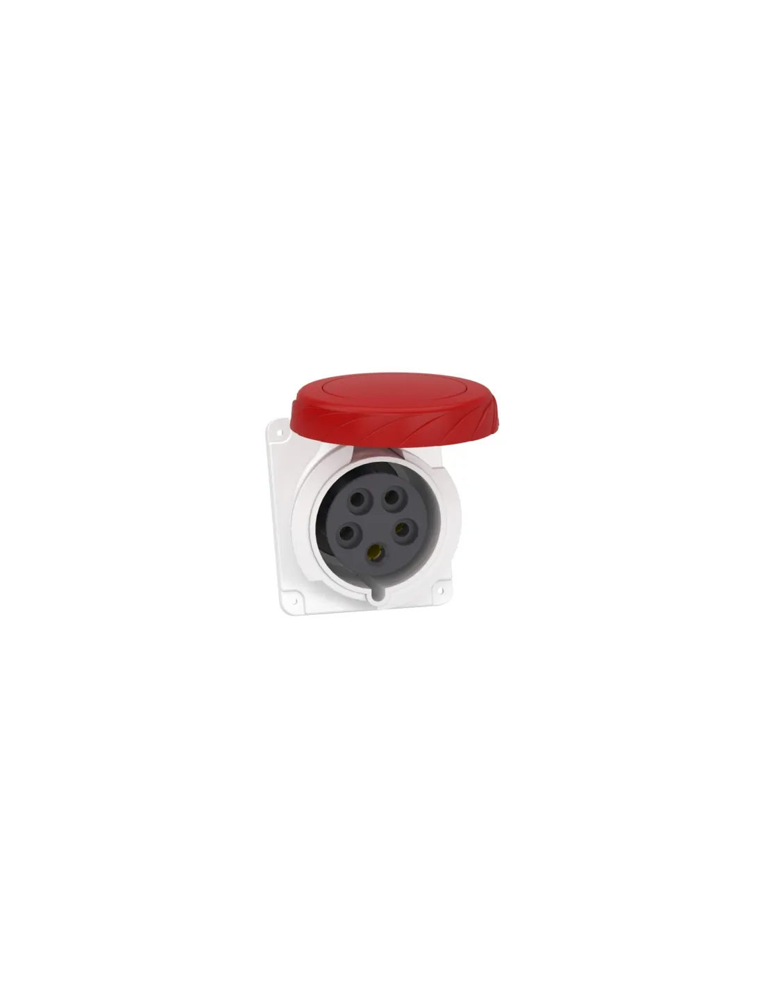 Fixed BT recessed socket inclined IP67 32A 380V 3PNT quick wiring SNR ...