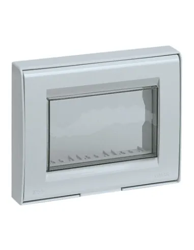 Vimar plaque étanche 3 modules pour IDEA et séries 8000 IP55 13733.Q