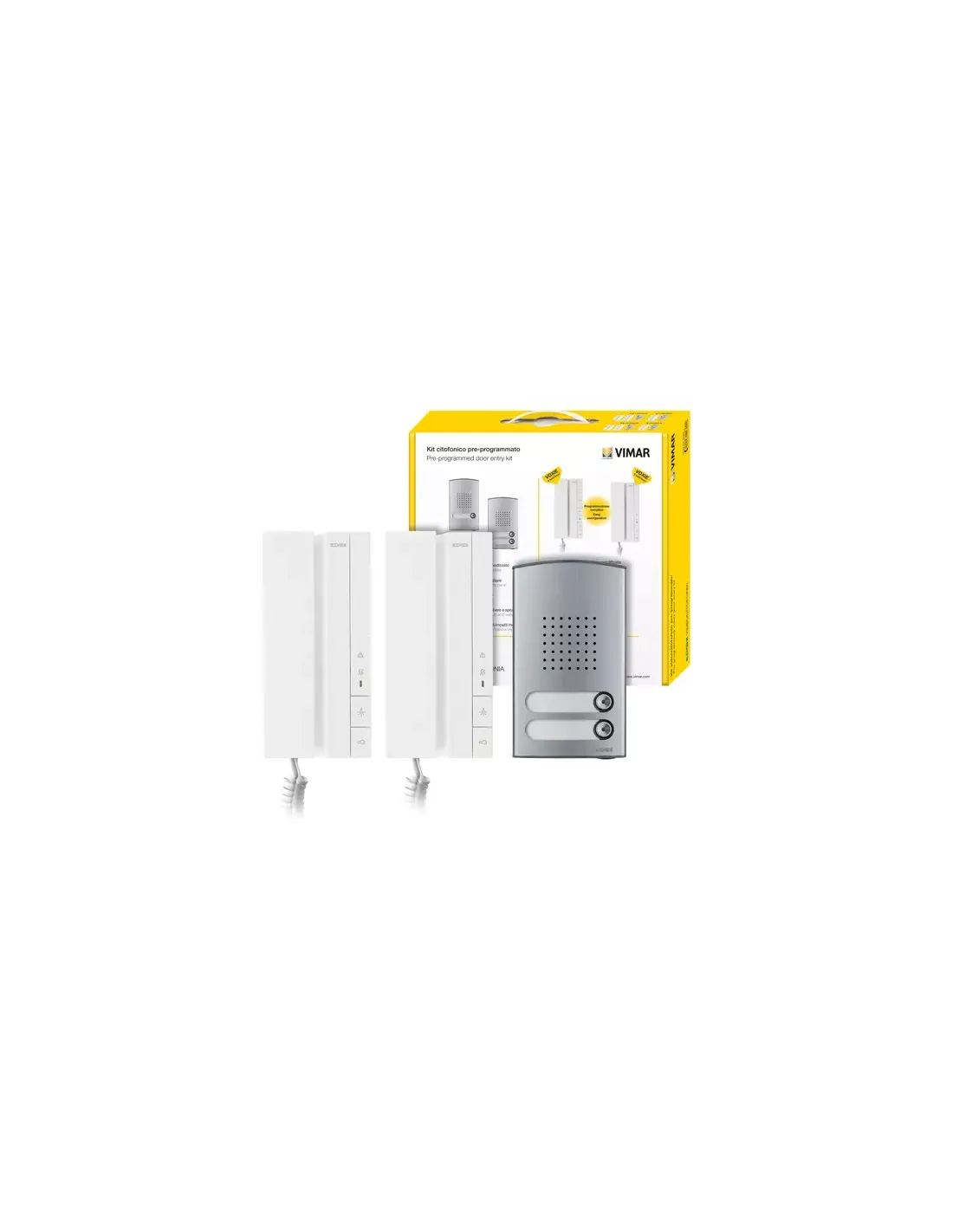 Voxie 40540+40142 Two-Family Intercom Kit - K40540.E2 Elvox