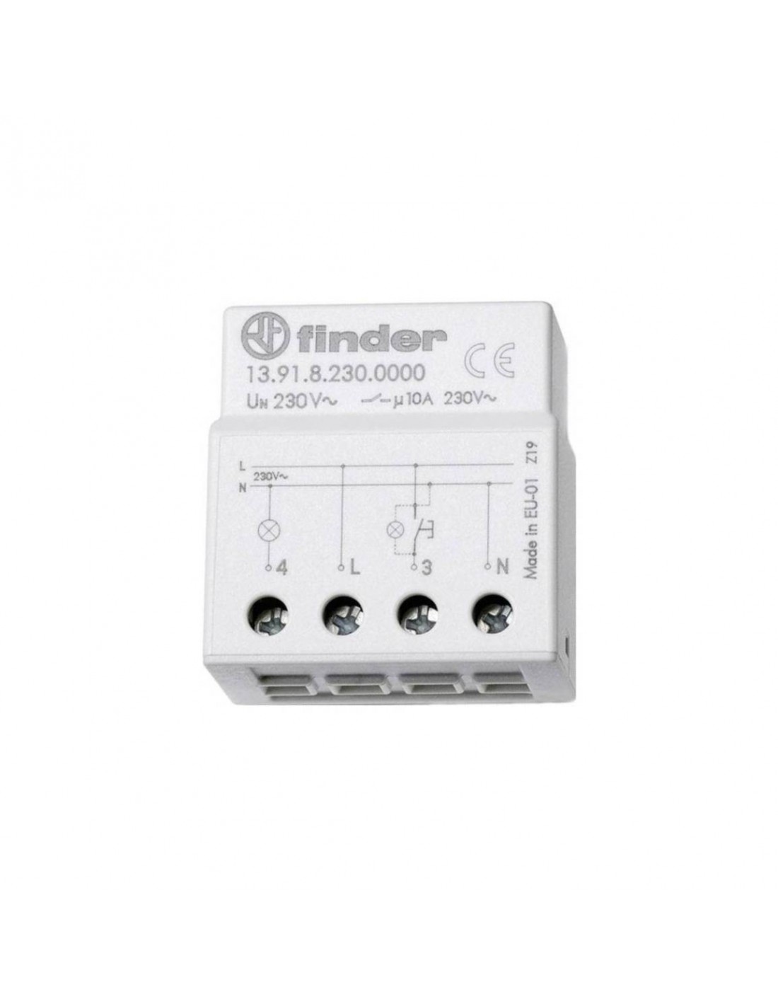 Pulse relay electronic switch 230V 13.91 | Elettroclick