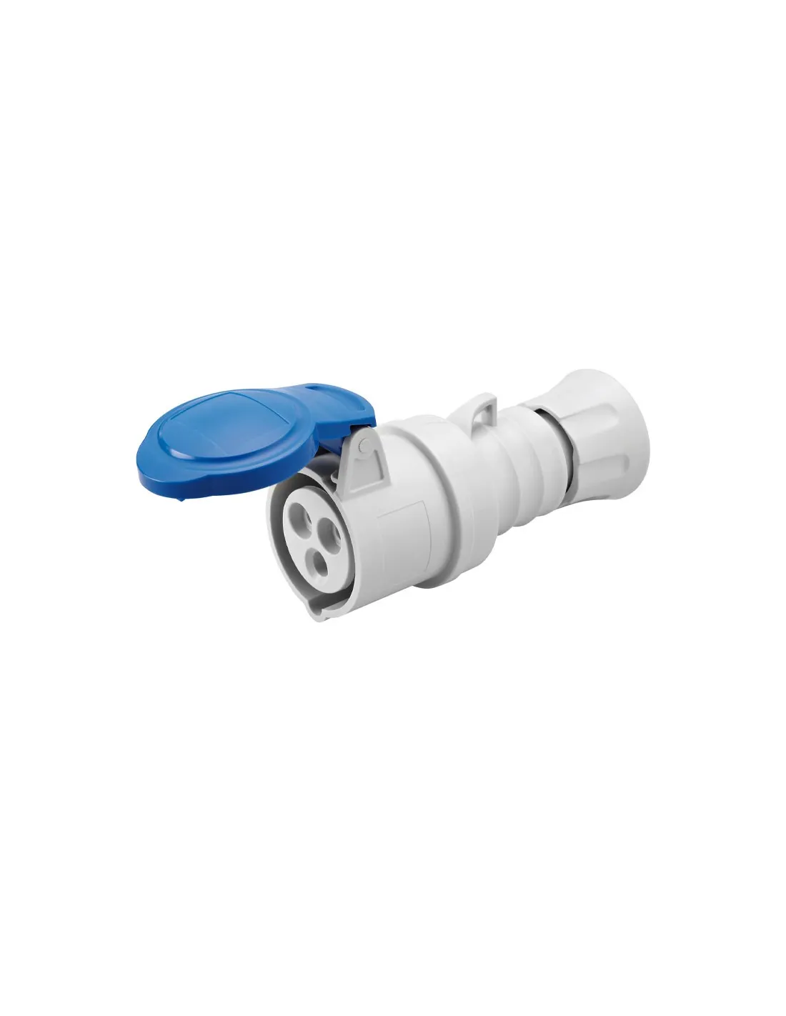 Gewiss mobile socket 2P+E 16A IP44 blue 220V | Elettroclick