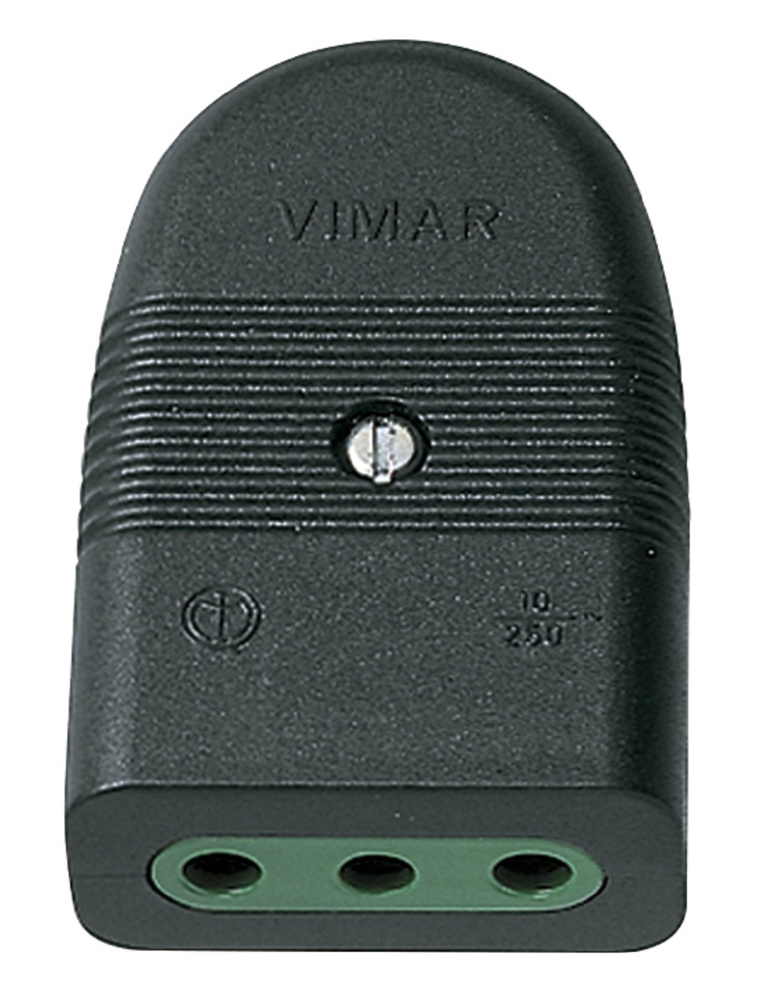 Vimar 01023 - presa 10A assiale nero | Elettroclick