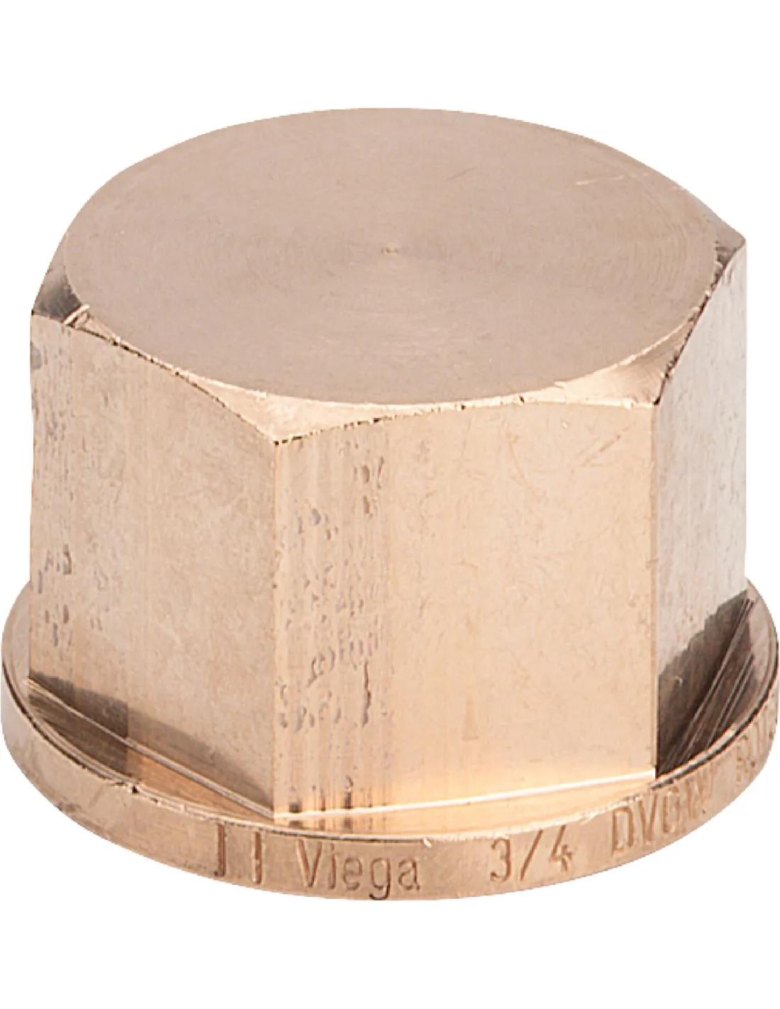 Viega Cap 3/4 Bronze/polished finish Model 3301 R2 25 - 266653 ...