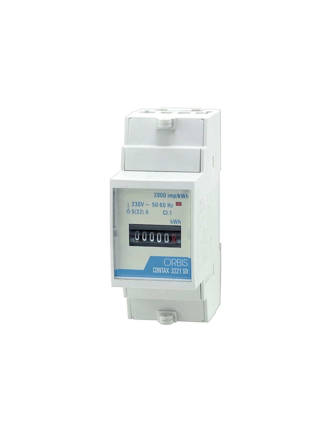 Orbis CONTAX 3221 contatore di energia elettrica 32A monofase 2 moduli ...