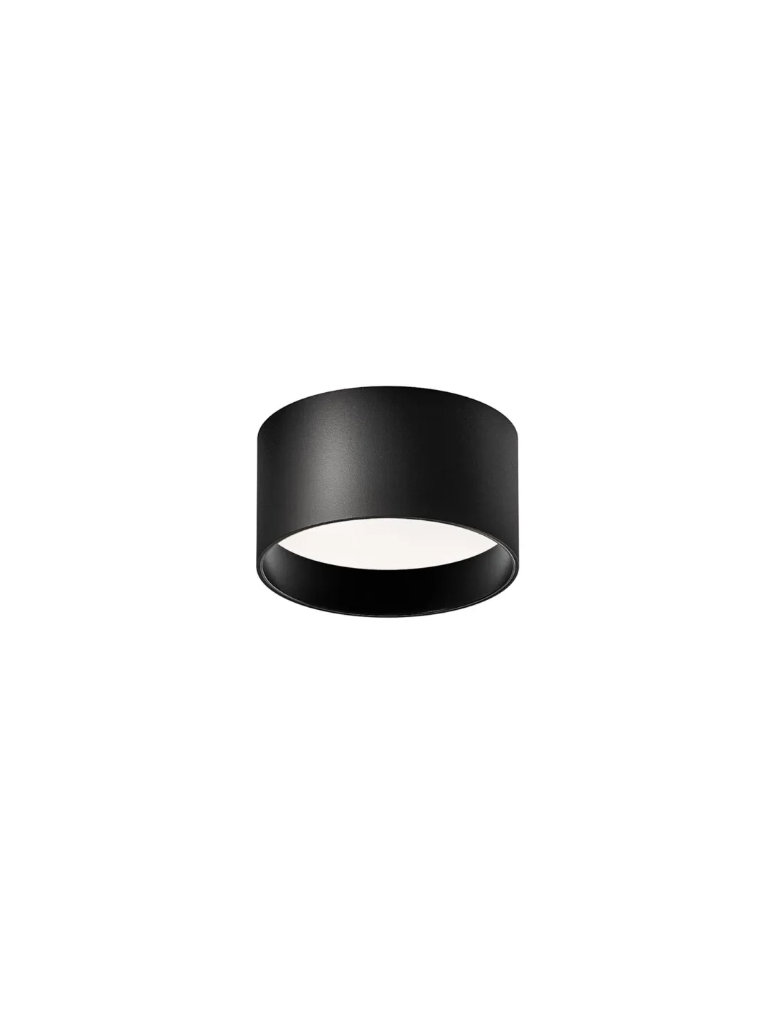 Gea Luce Plafone GPL333C in Alluminio Nero Satinato con LED | Elettroclick