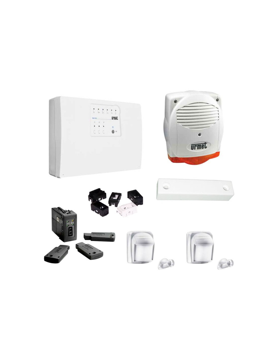 Easy IR anti-theft KIT URMET sensors key and siren kit | Elettroclick